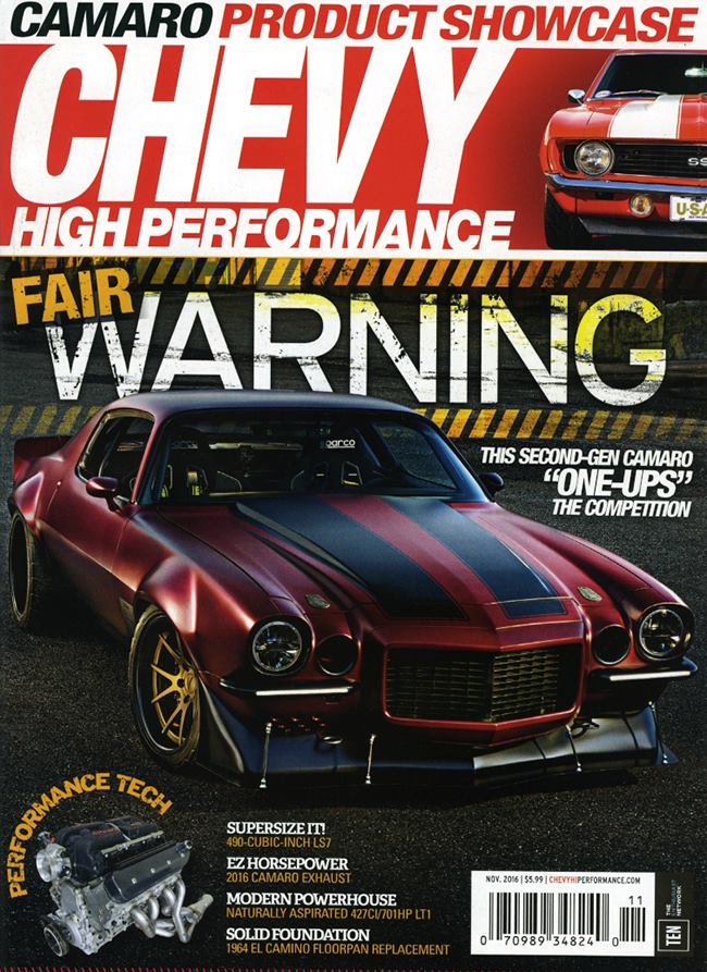 Chevy High Performance Feature - CarBuff Network