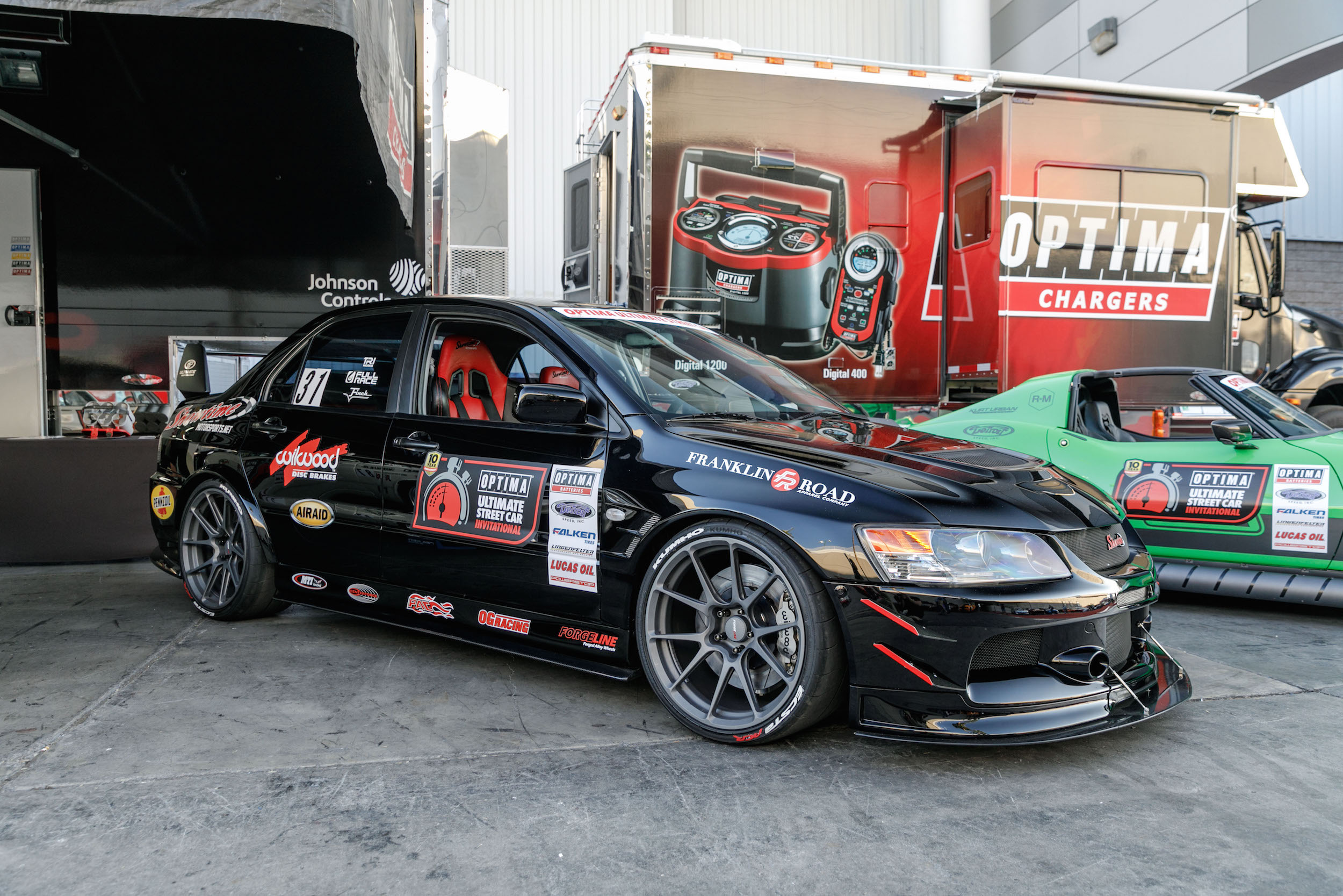 Ken Thwaits' OUSCI-Winning Mitsubishi EVO on Forgeline One Piece Forged ...