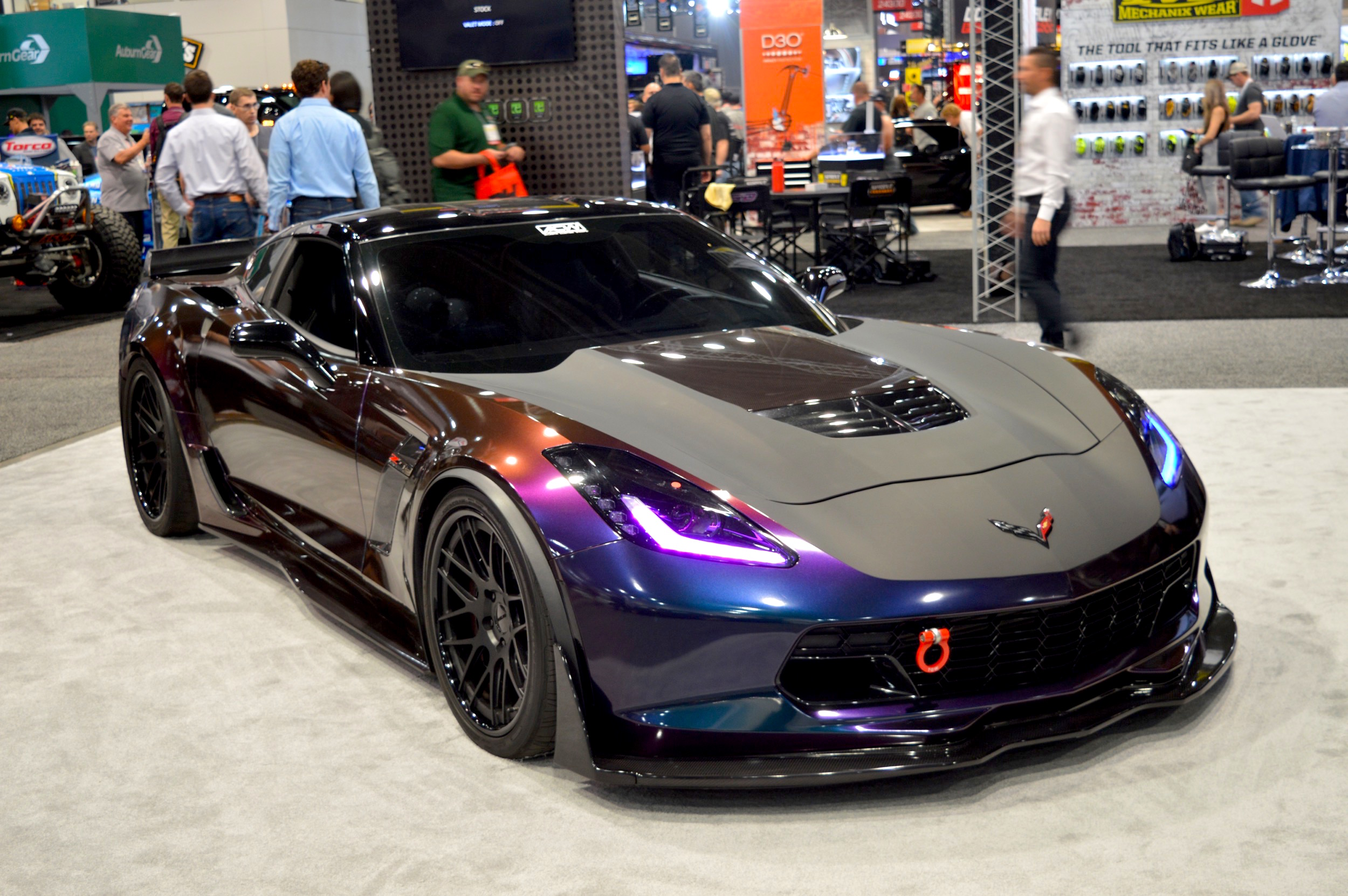 Atlanta Custom Wraps' C7 Corvette Z06 on Forgeline DE3C Concave Wheels - CarBuff Network
