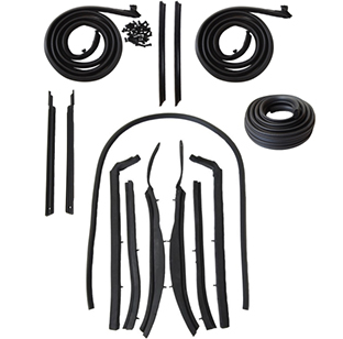 New Part! Body Weatherstrip Kit for 1969- 72 GM A bodies (Minus ...
