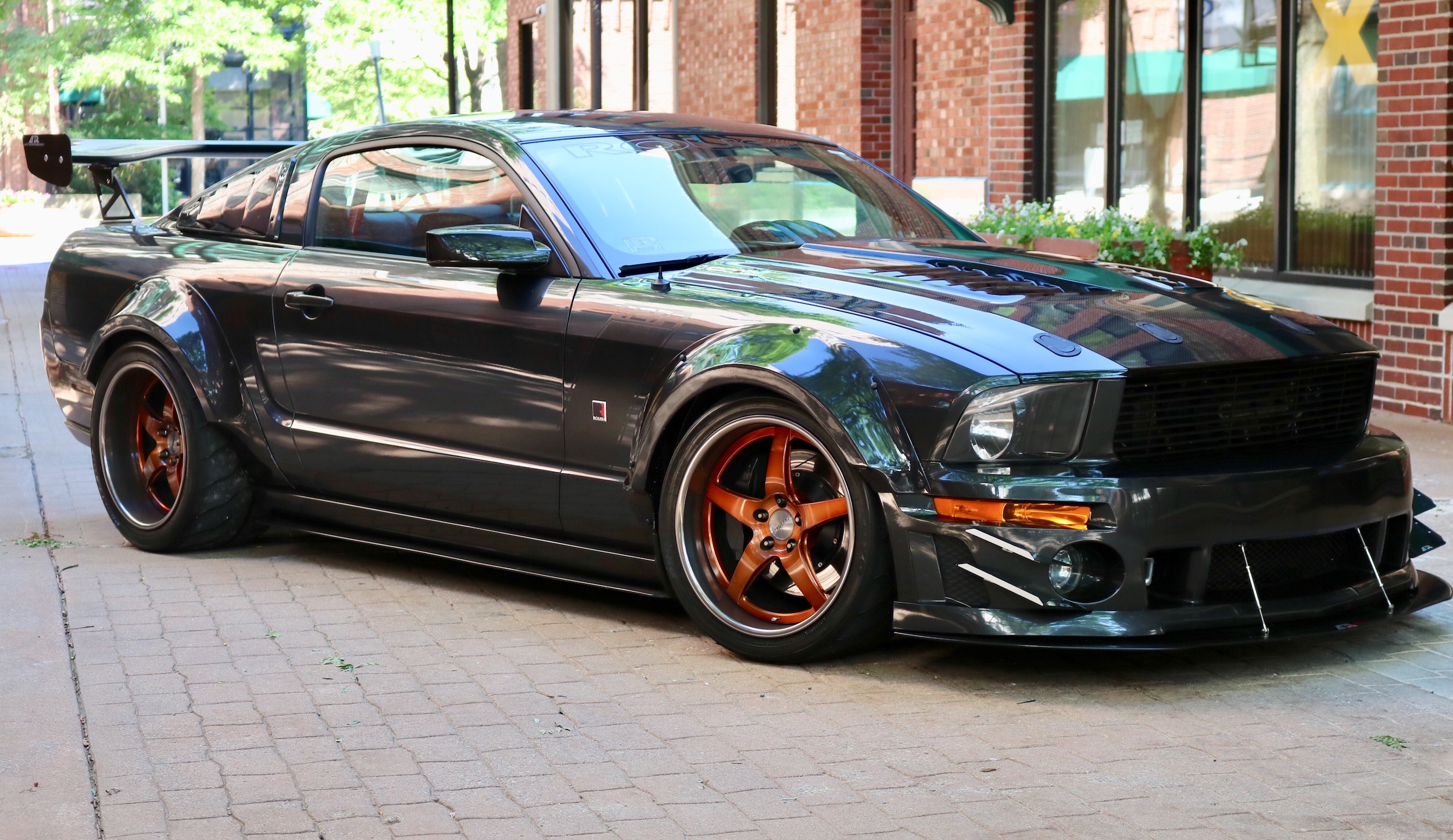 Alex Wright's Roush 427R Ford Mustang on Forgeline GF3P Wheels ...