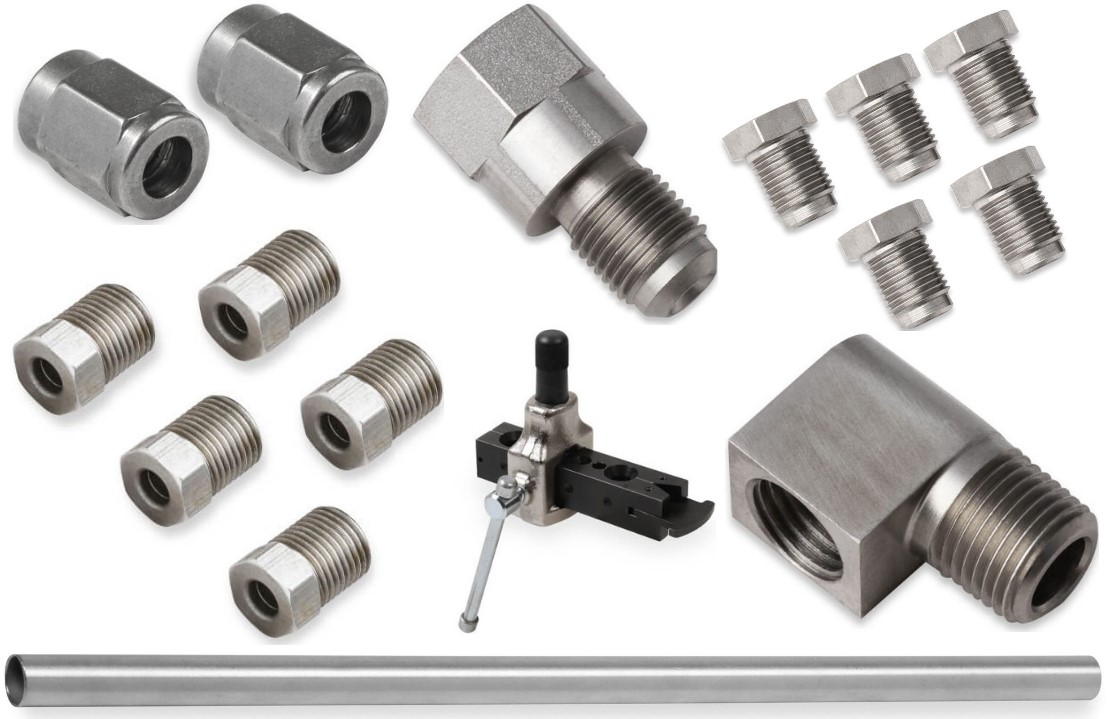 Earl's Stainless Steel Hardline, Tube Nuts, Adapters, and Tools ...