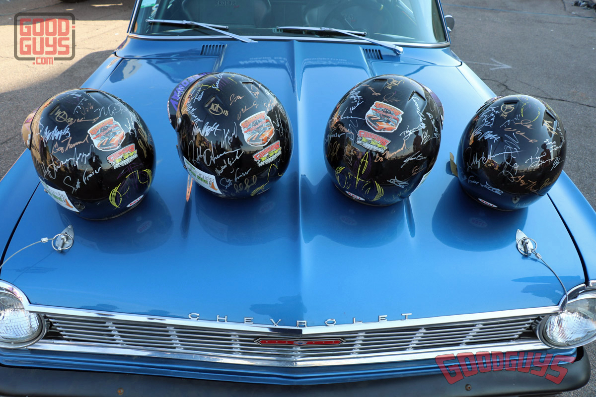 SPEEDWAY MOTORS AND GOODGUYS TO AUCTION AUTOGRAPHED HELMETS BENEFITTING ...