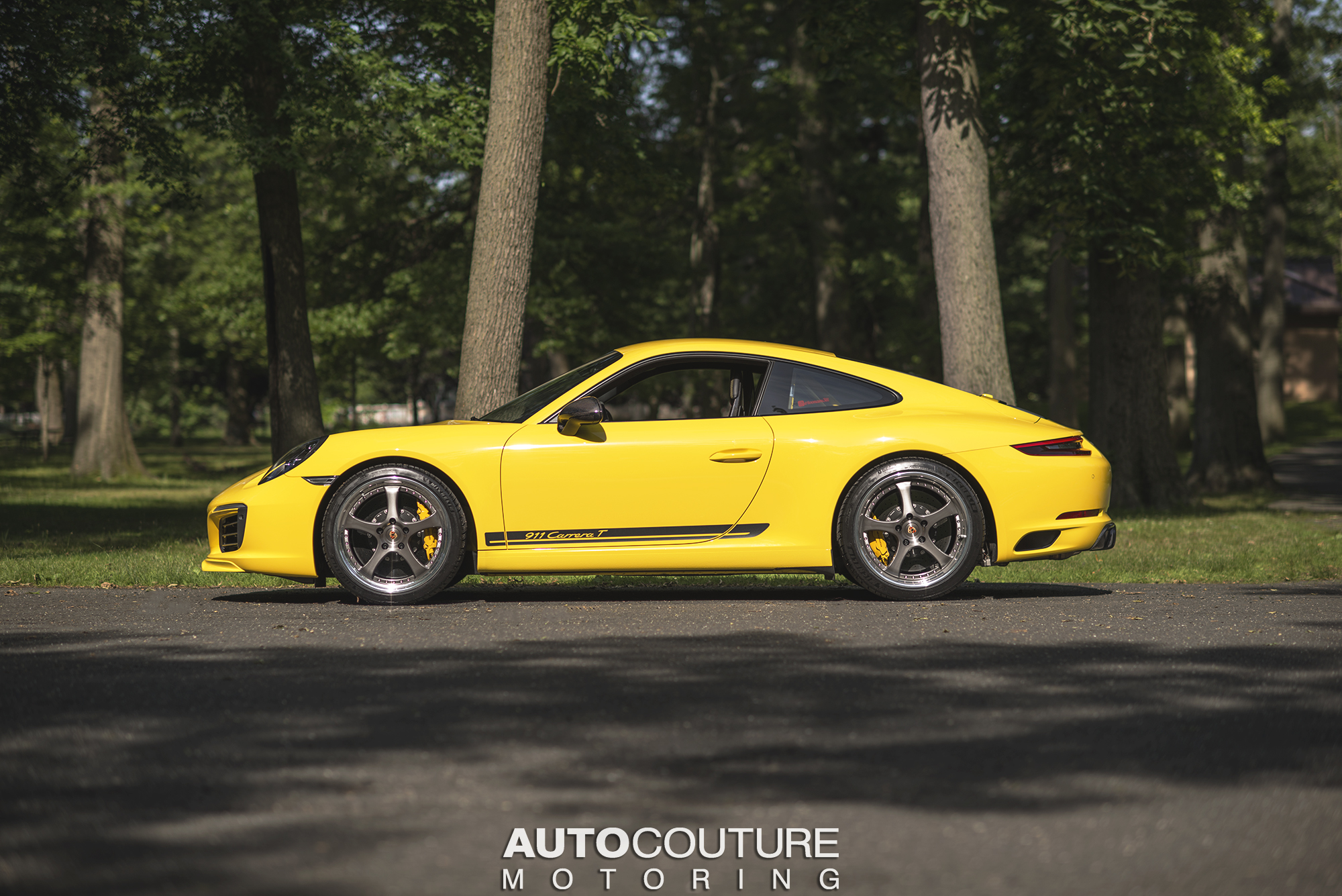 Chris' Autocouture Motoring-Tuned 991 Porsche Carrera T on Forgeline ...