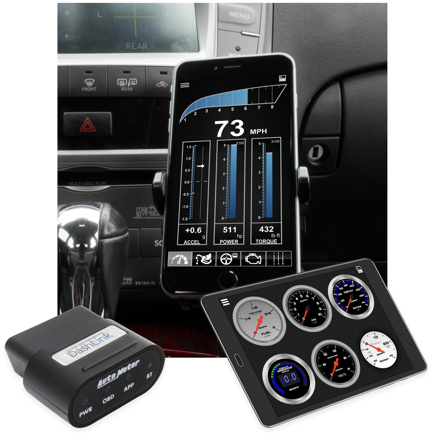 DashLink II - Display AutoMeter Gauges on Your Mobile Device - CarBuff ...