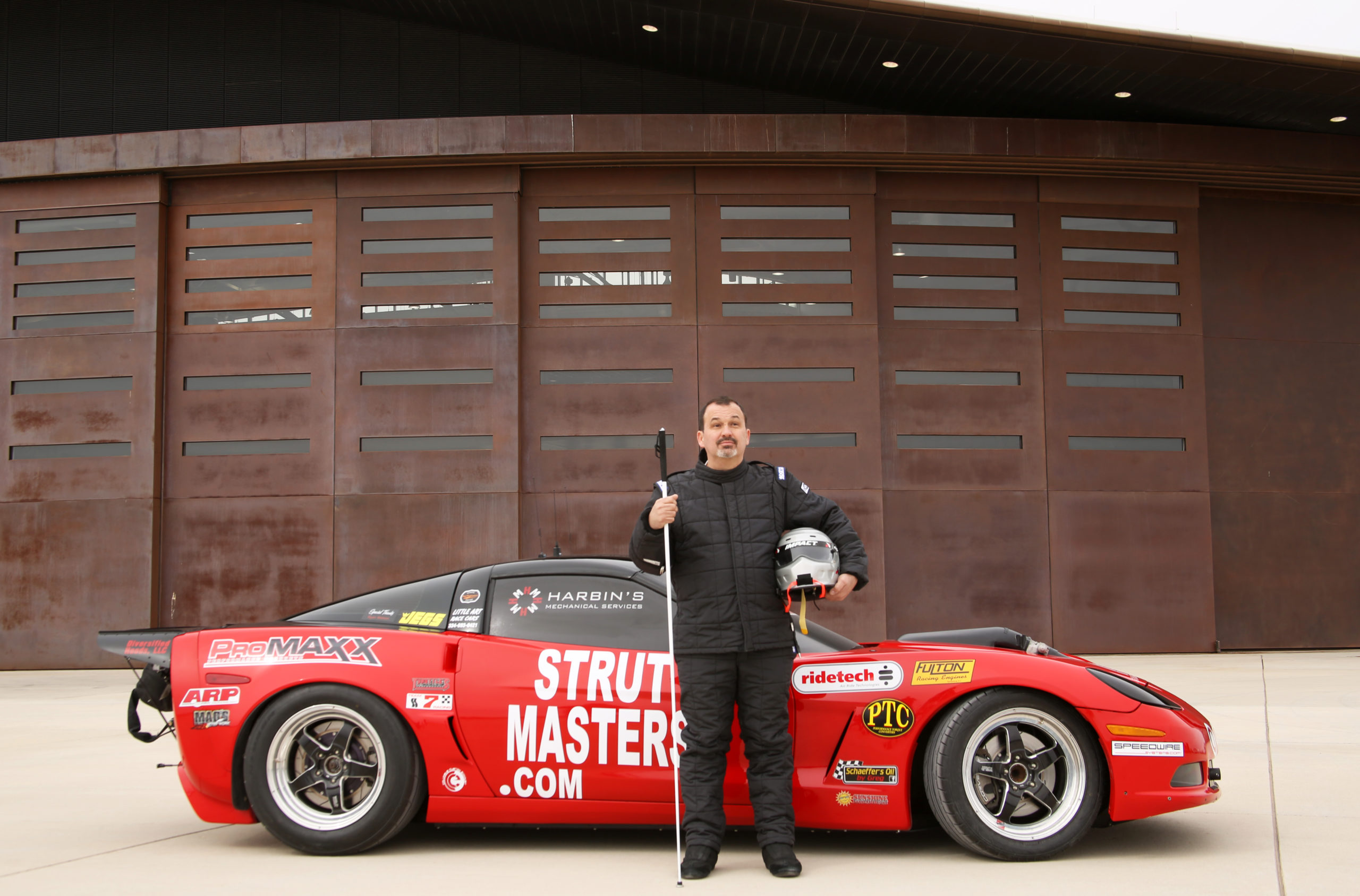 Blind racer sets world record with 153+ mph unassisted drive - CarBuff ...
