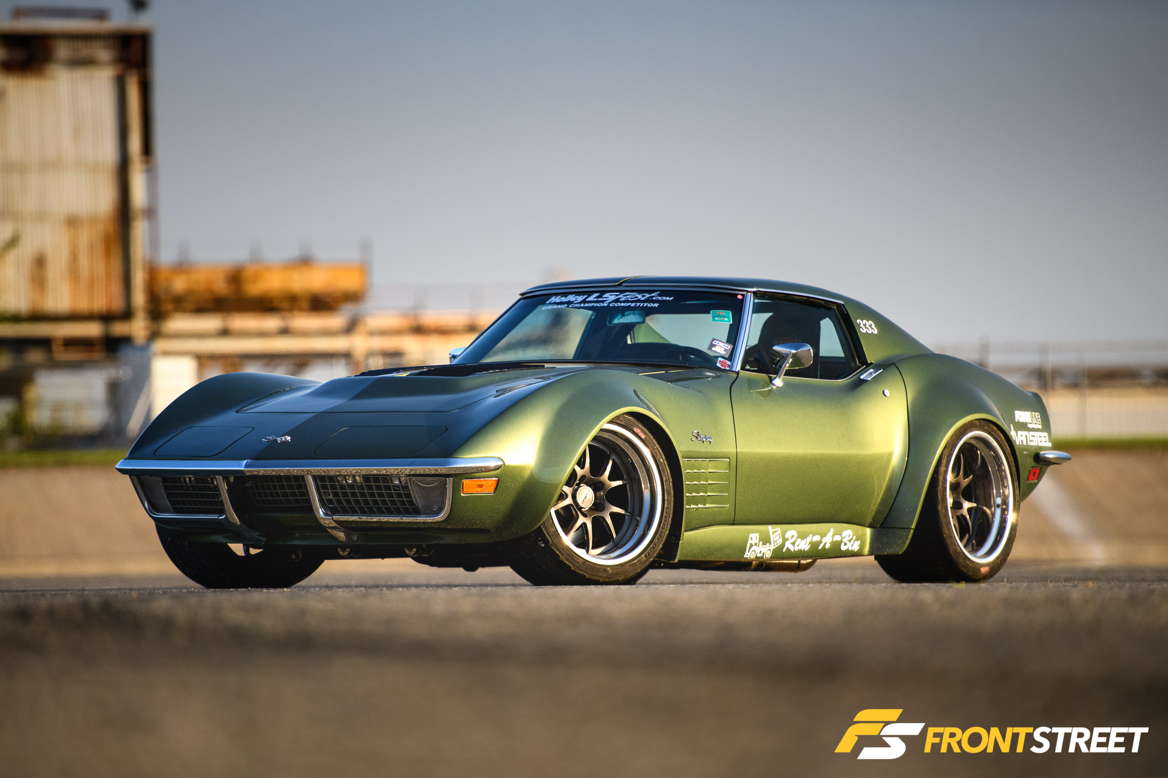 Garrett Randall’s “Rambo” 1970 Corvette Stingray on Forgeline GA3R ...