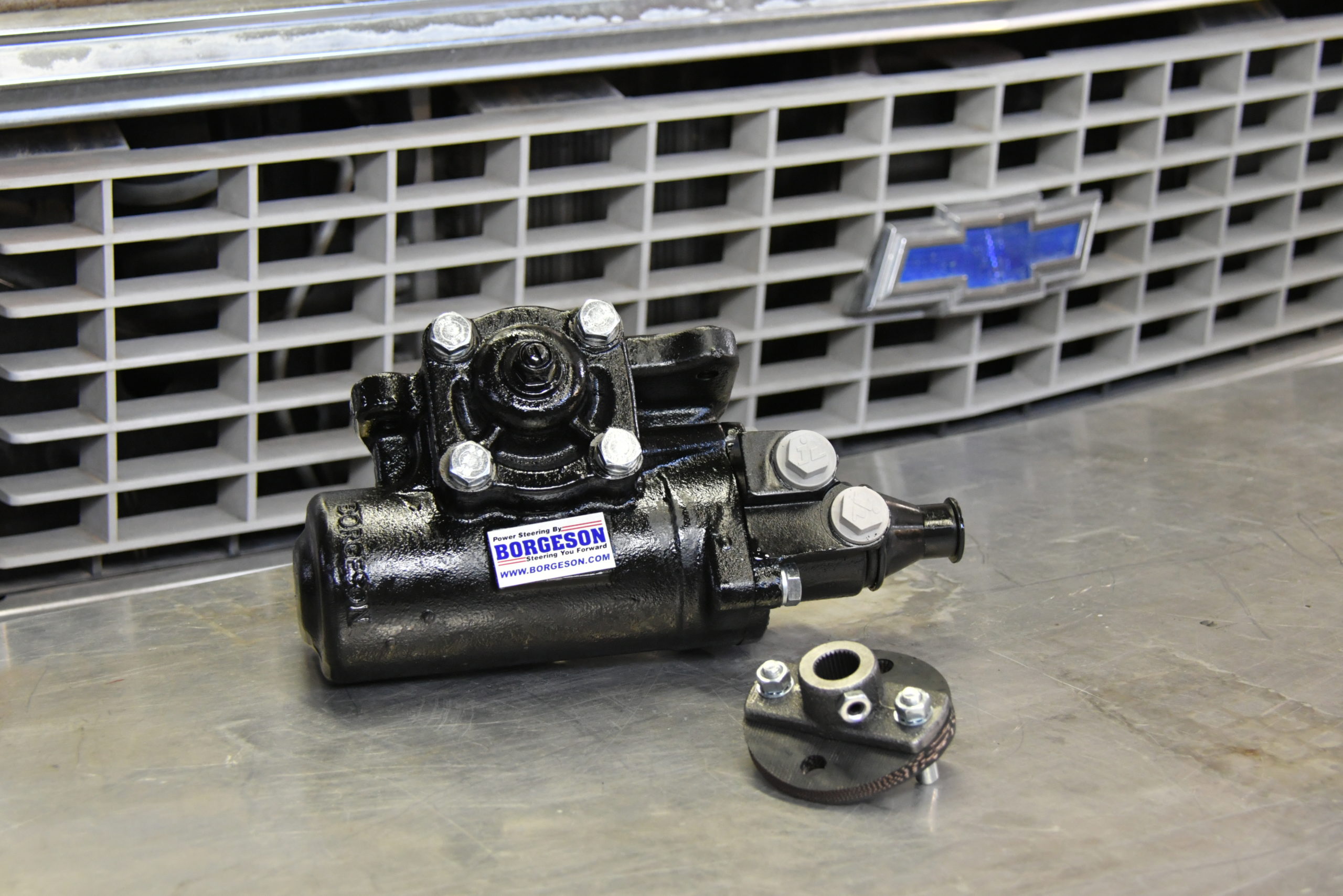 Installing Borgeson S Quick Ratio Steering Box On A C10 Carbuff Network