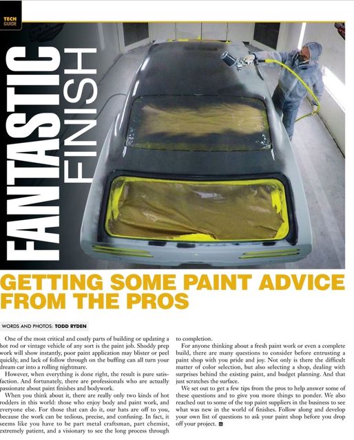 BASF FANTASTIC FINISH - GETTING SOME PAINT ADVICE FROM THE PROS ...