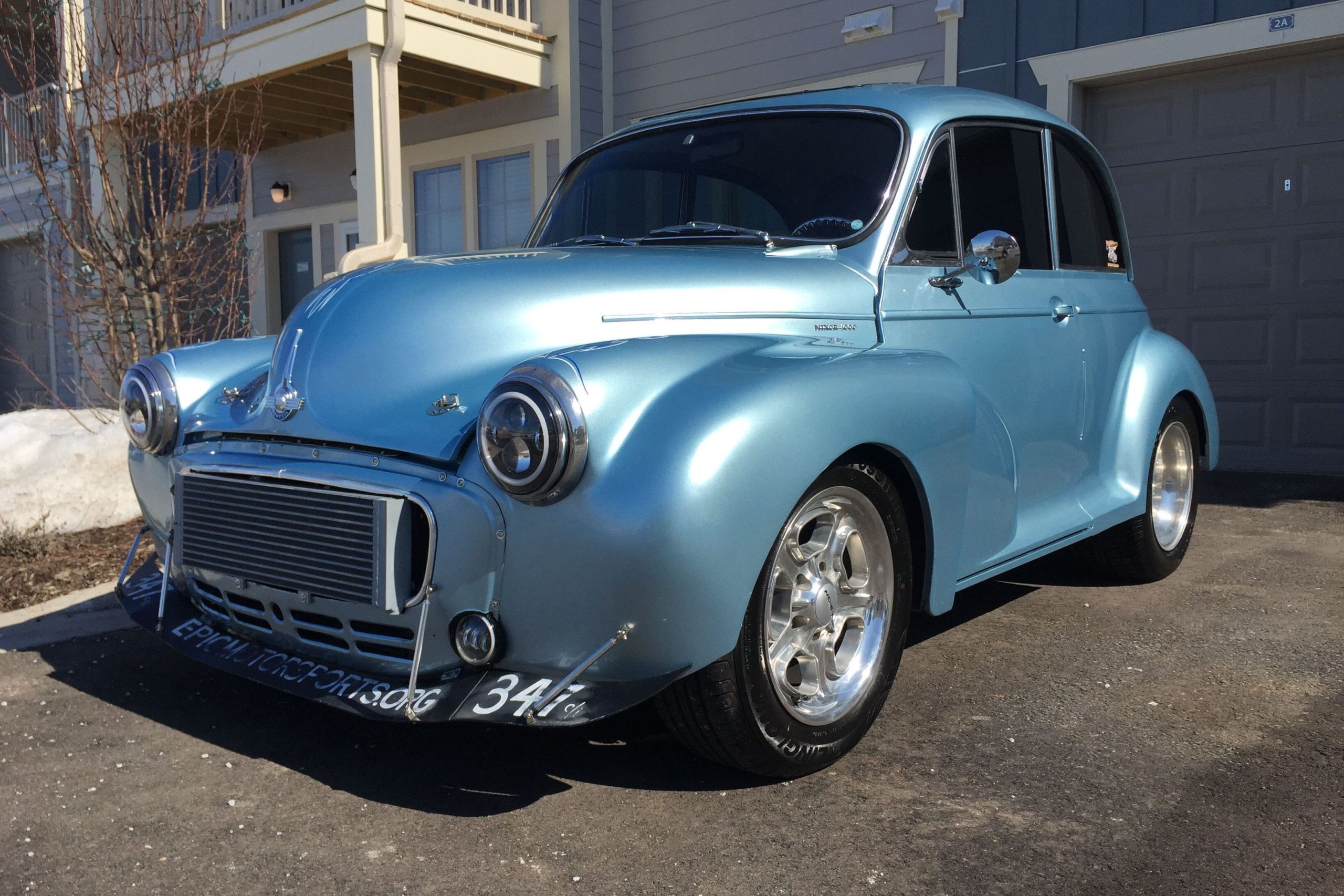 Hemmings Auctions: Fully Customized 1959 Morris Minor with a Big-Inch ...