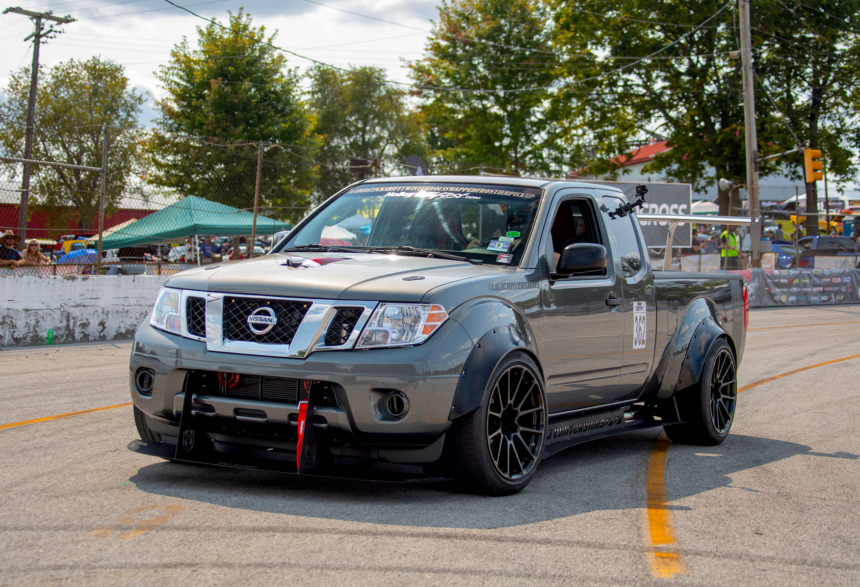 LOJ Conversions’ AWD Nissan Frontier on Forgeline GS1R-6 Wheels ...