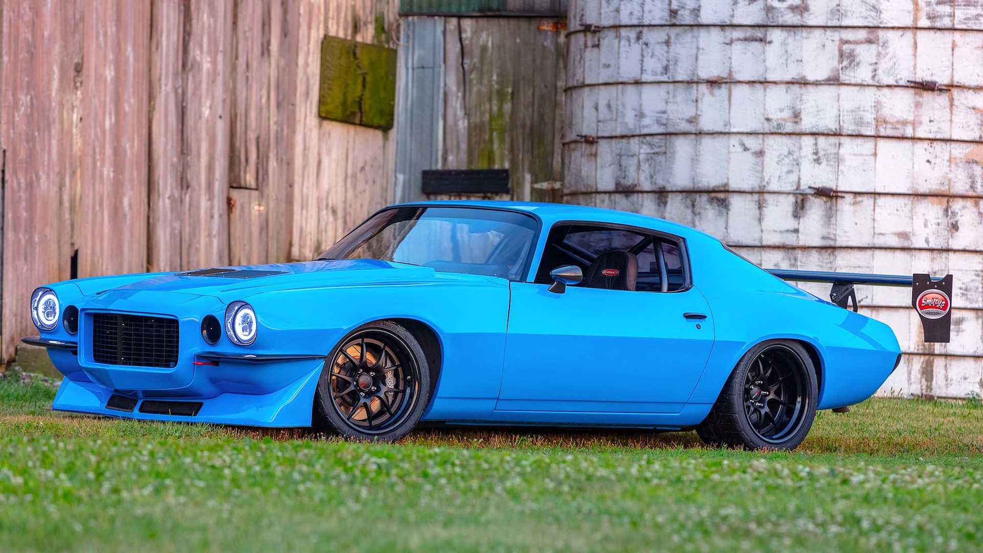 Smitty’s “Angry Smurf” 1970 Camaro on Forgeline GA3R Open Lug Wheels ...