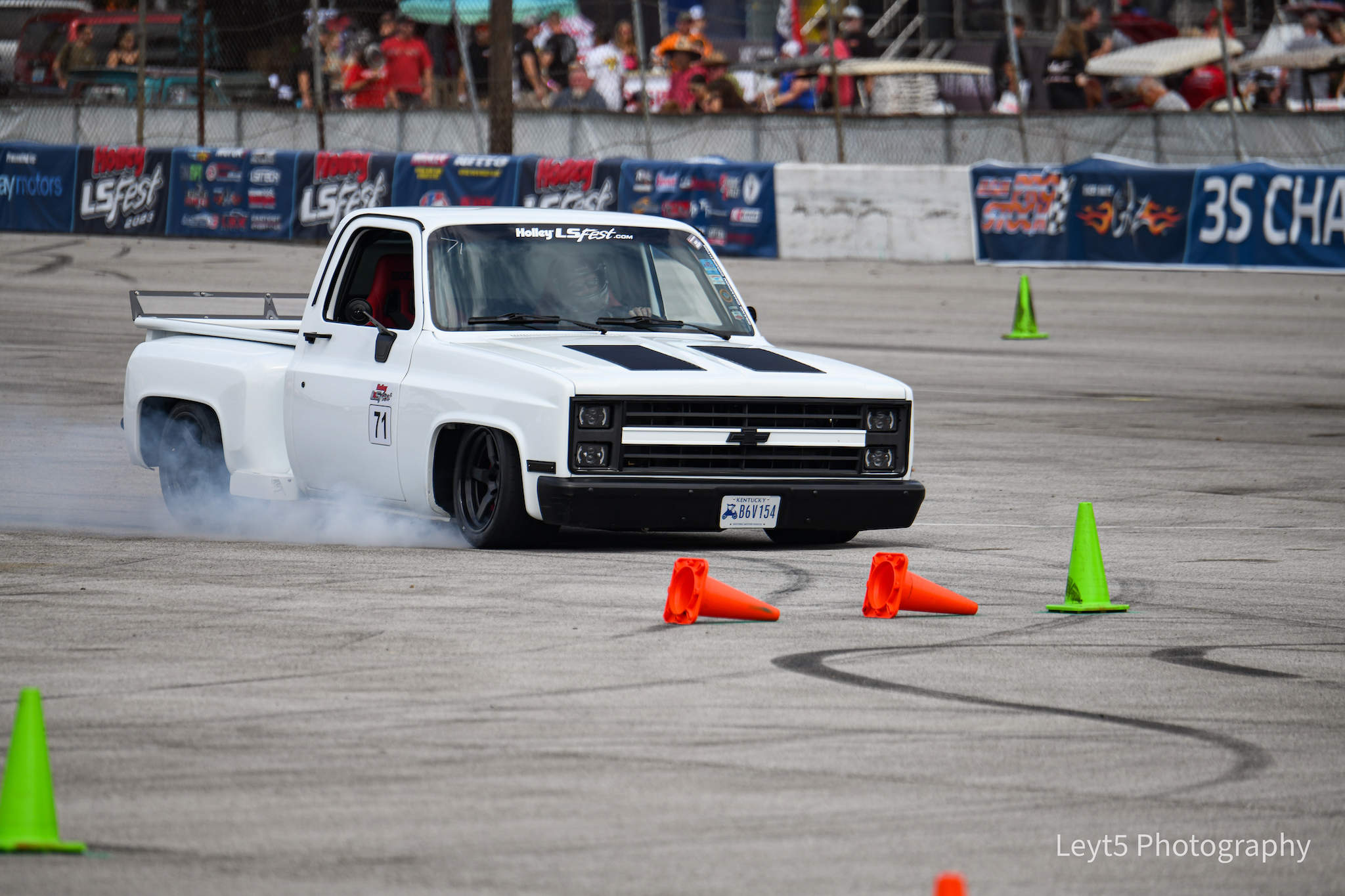 LS Fest Grand Champion 1985 Chevy Square Body on Forgeline AL300 Wheels ...