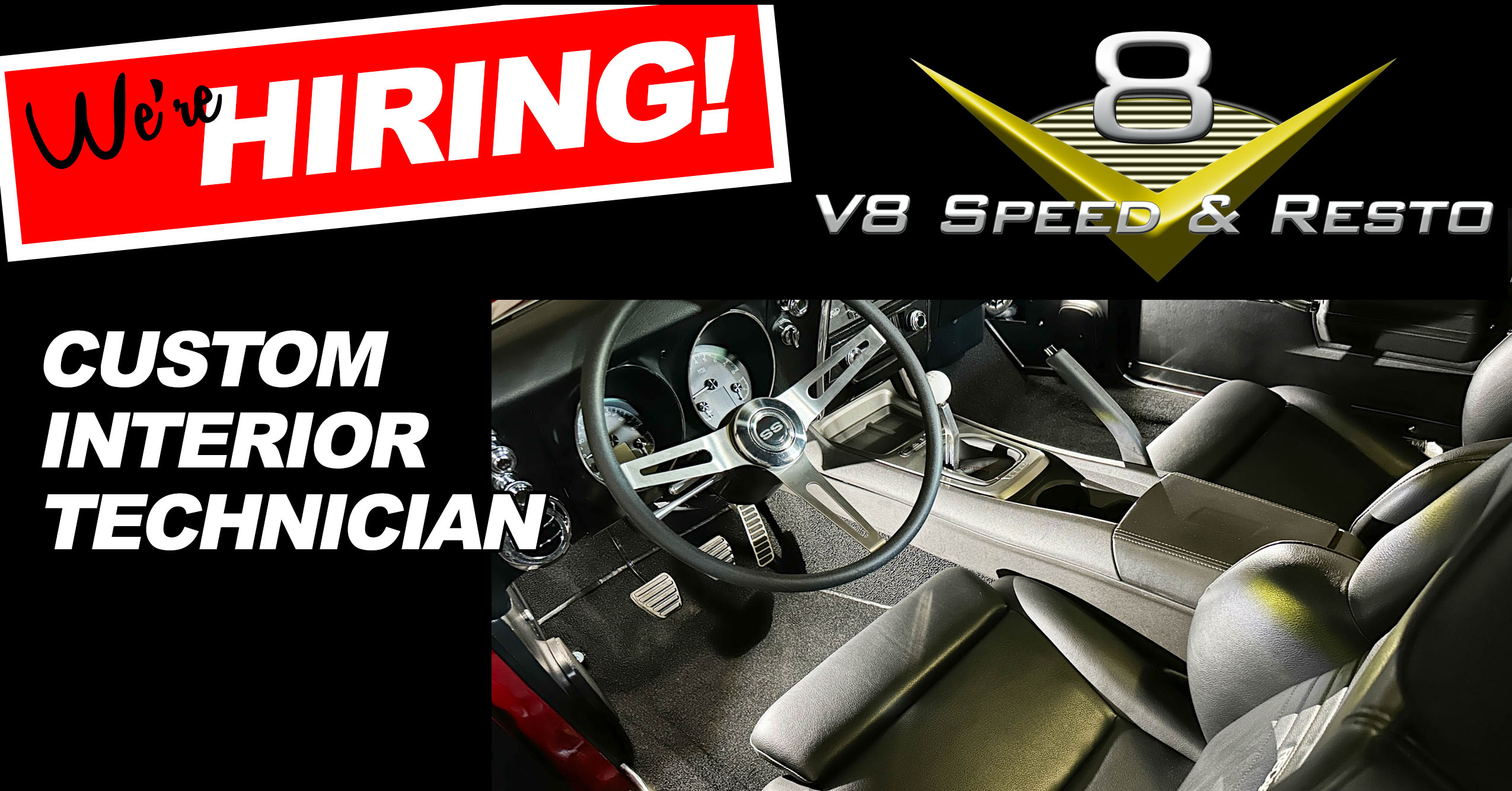 V8 Speed and Resto Shop Seeks Upholstery Technician for Restoration and ...