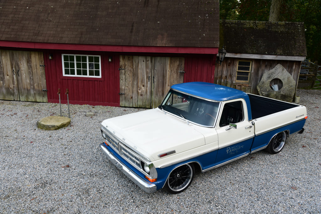 Shane Dutka’s Tire-Searing ’71 Ford F100 Sport Custom - CarBuff Network
