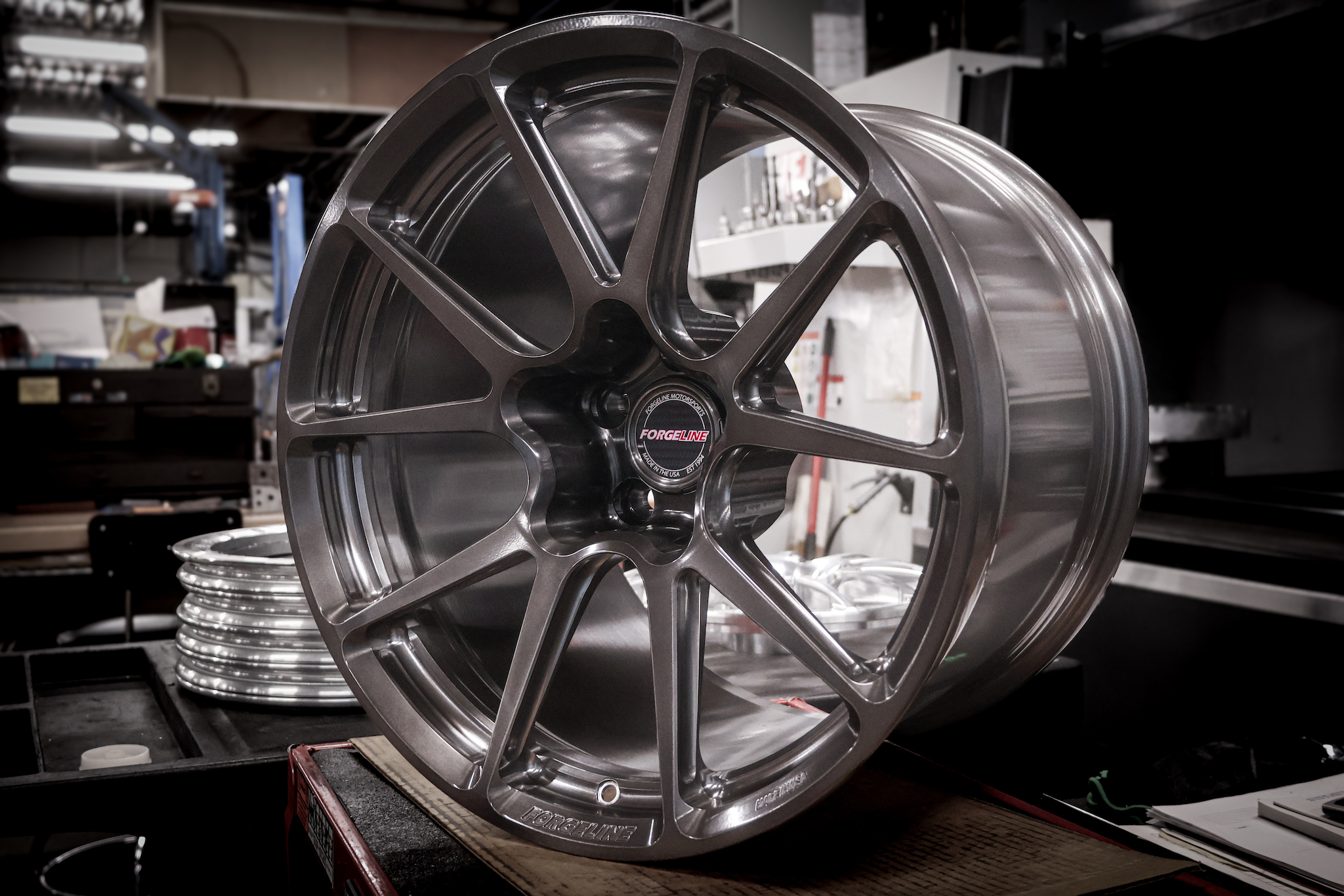 Forgeline GS1R Finished in Dark Transparent Smoke - CarBuff Network