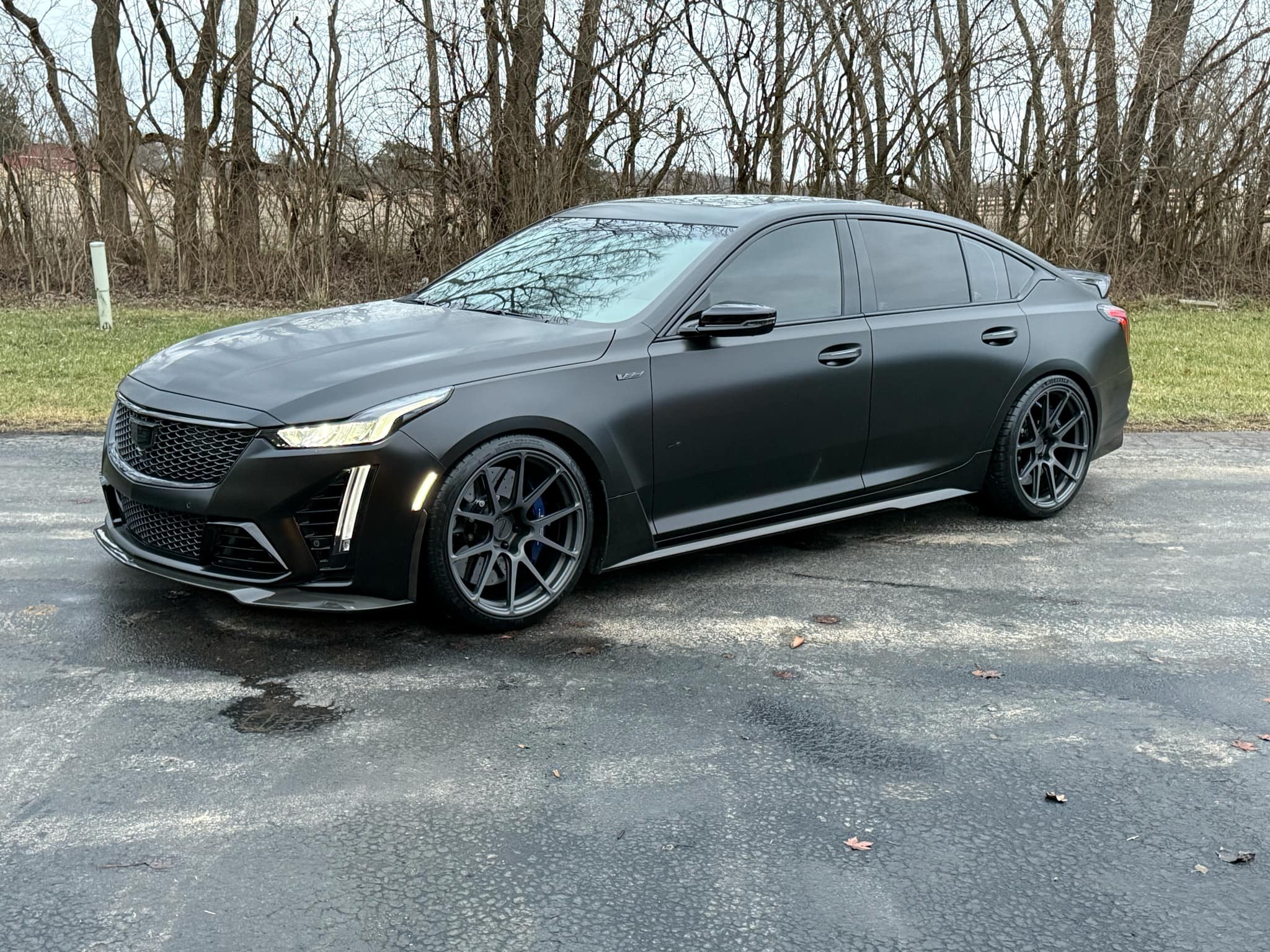 Tim King's Cadillac CT5-V on Forgeline GA1R Open Lug Wheels - CarBuff ...