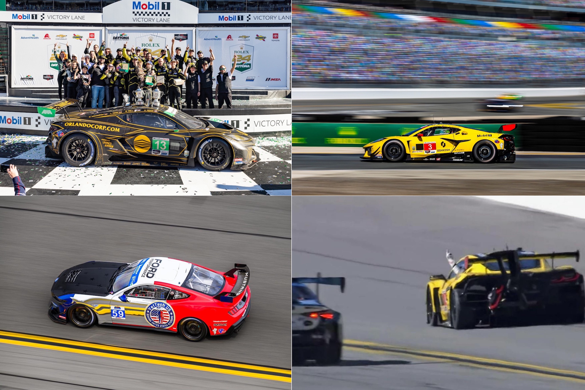 Corvette GT3.Rs and Mustang GT4s on Forgeline Wheels at Daytona - CarBuff Network