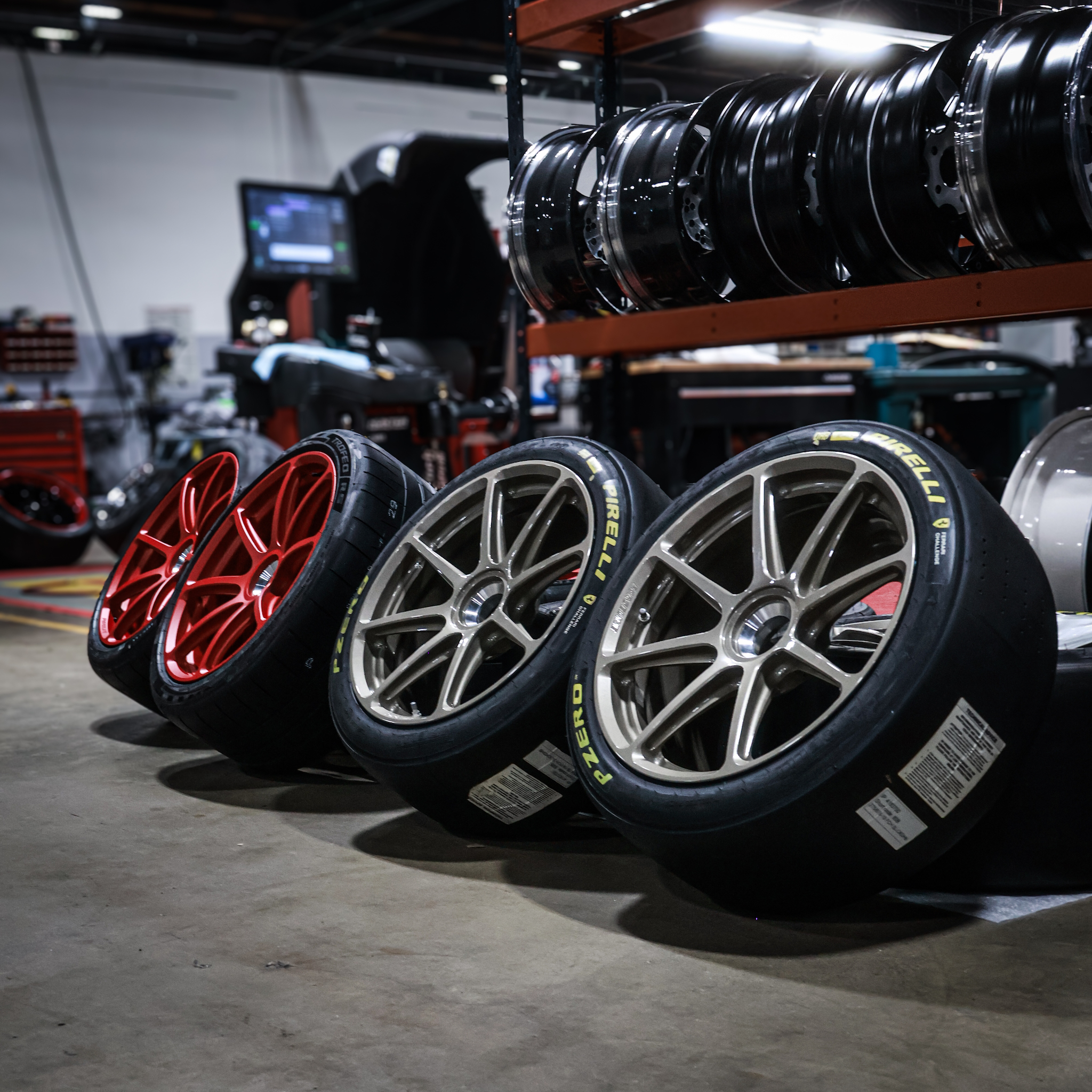 Forgeline GE1R Wheels in Matte Illusion Red and Hampton Gold - CarBuff ...